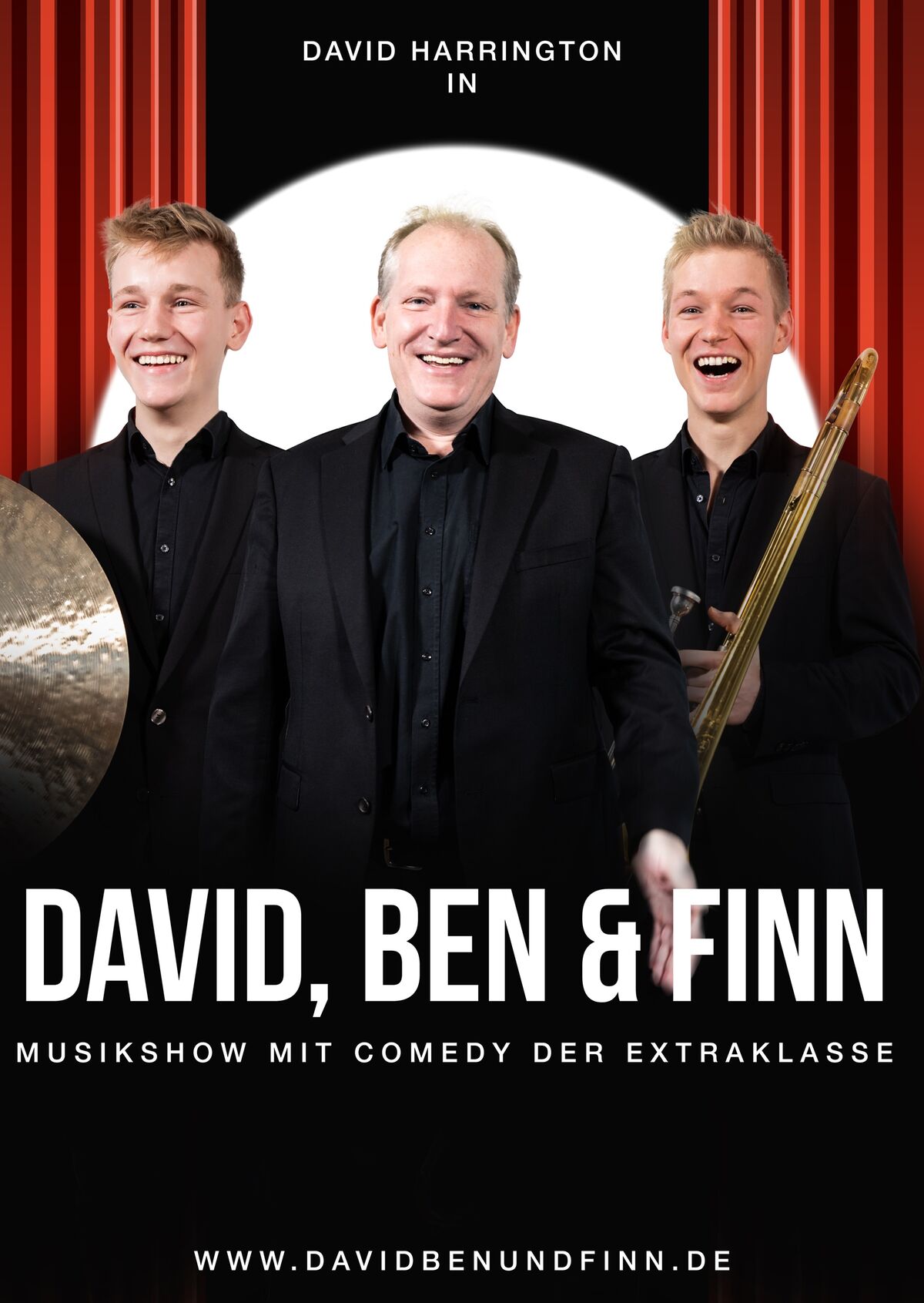 DAVID, BEN UND FINN am 13.12. im Brunnentheater